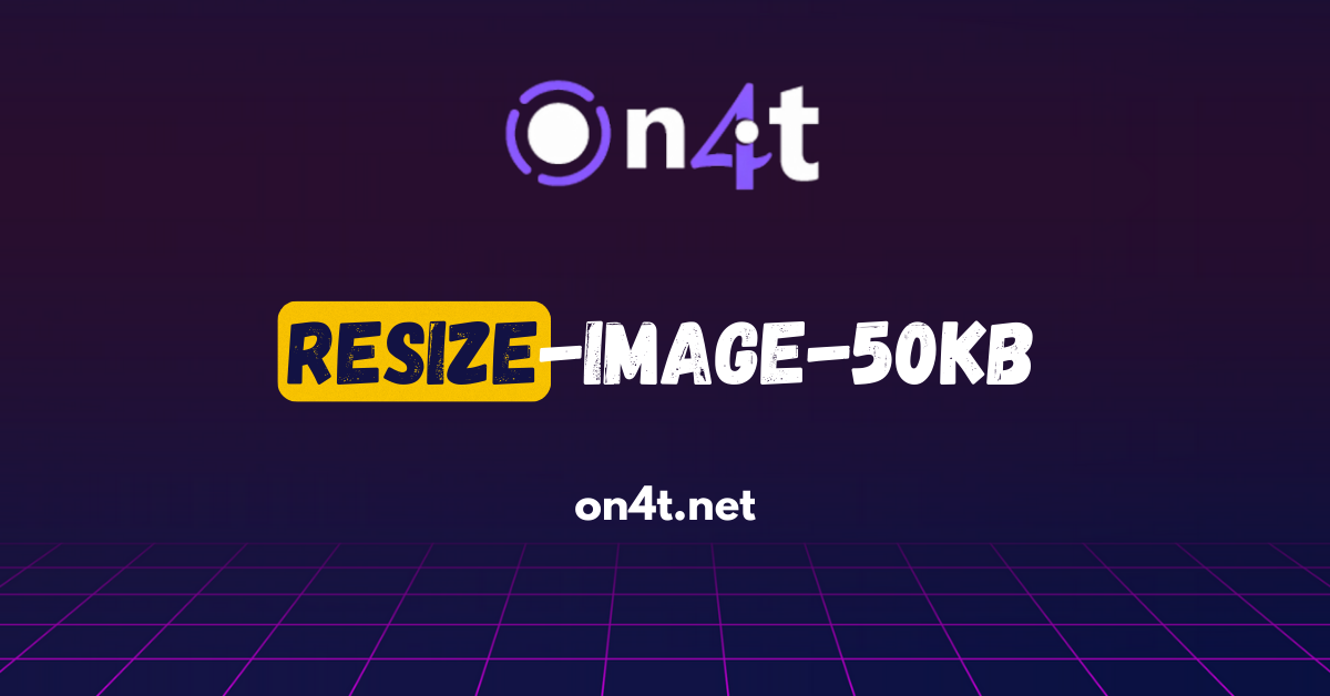 Resize Image to 50KB – Online & Free Image Compressor