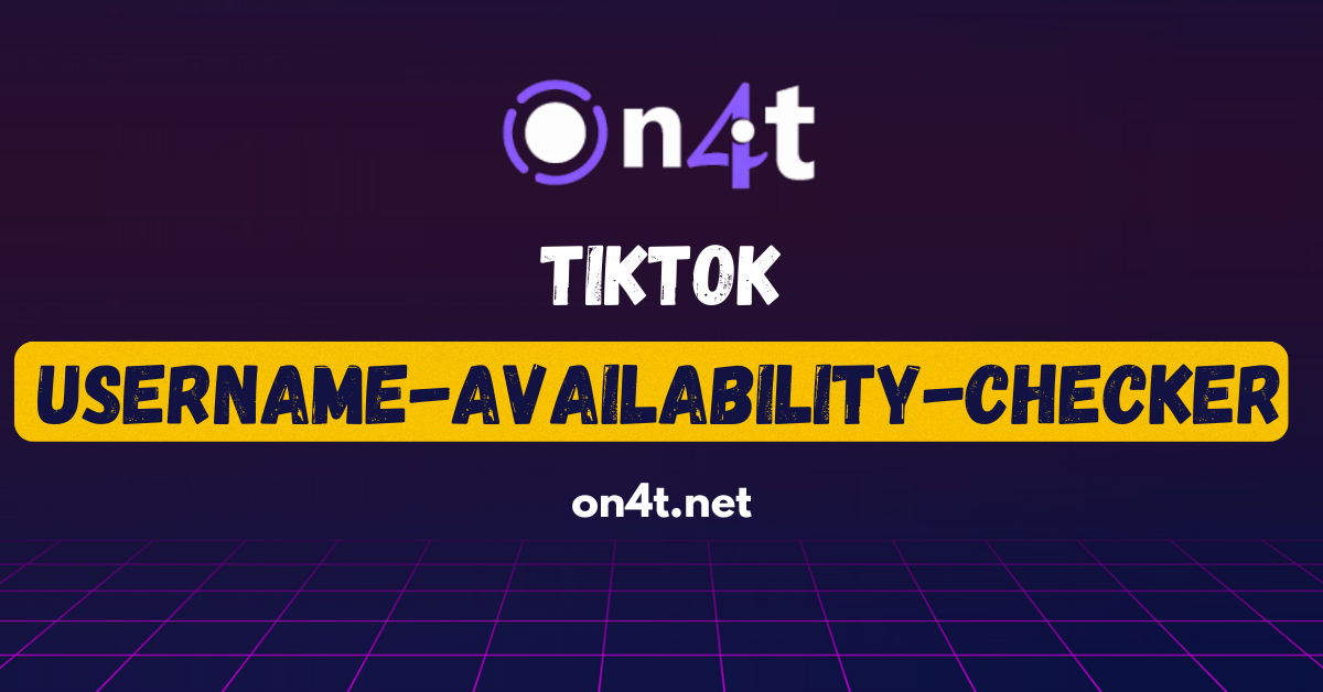 TikTok Username Availability Checker | Free & Instant